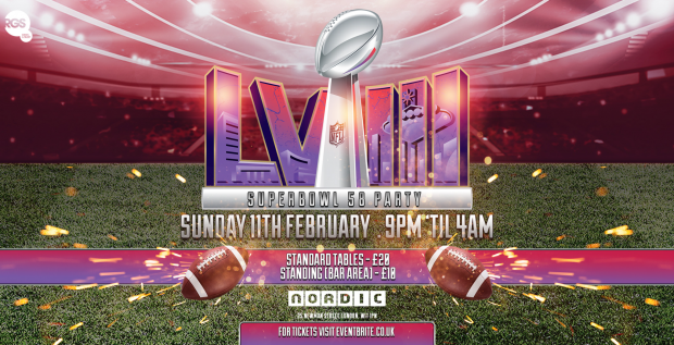 SUPERBOWL 58 PARTY SUNDAY 11TH FEB | Fitzrovia, London Fun Time ...