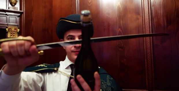 The Art of Sabrage Experience at The Milestone Hotel | Kensington ...