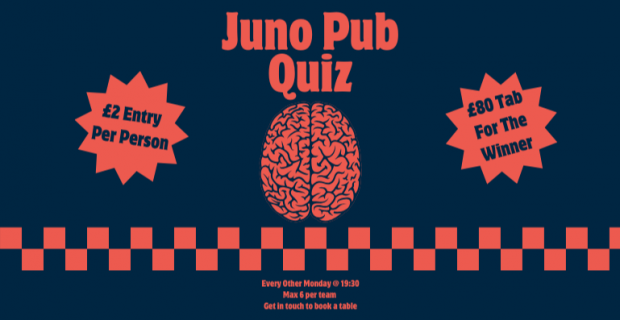 Juno Pub Quiz | City Centre, Bath Quiz Night Reviews | DesignMyNight