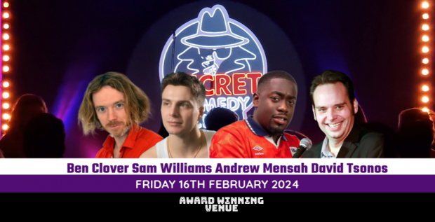 The Secret Comedy Club Fridays | Brighton Comedy Reviews | DesignMyNight