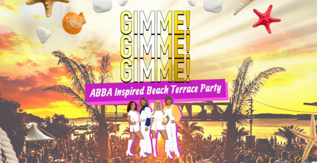 GIMME! GIMME! GIMME! ABBA Inspired Beach Terrace Party - Brighton ...