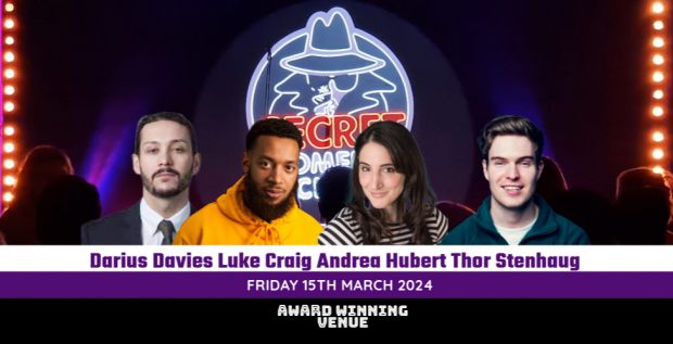 The Secret Comedy Club Fridays | Brighton Comedy Reviews | DesignMyNight