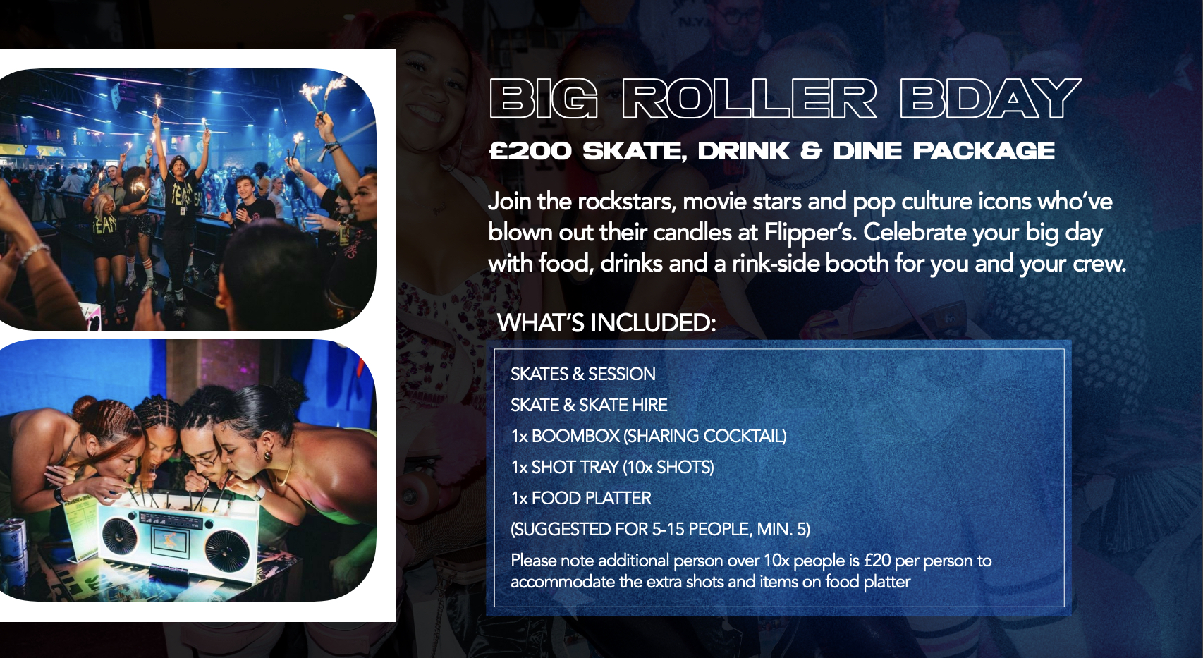 Flipper's Roller Boogie Palace: London Roller Rink Club | DesignMyNight
