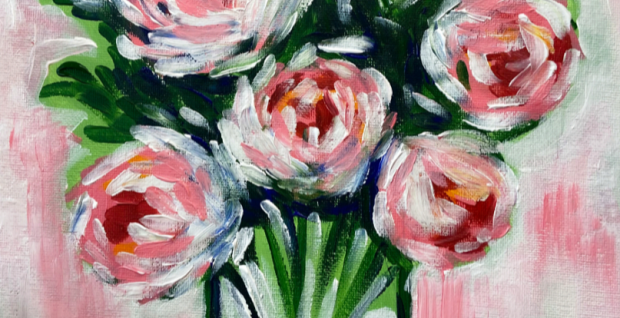 Paint and Sip - Bouquet of Flowers | Mash Paddle Brewery | Bermondsey ...