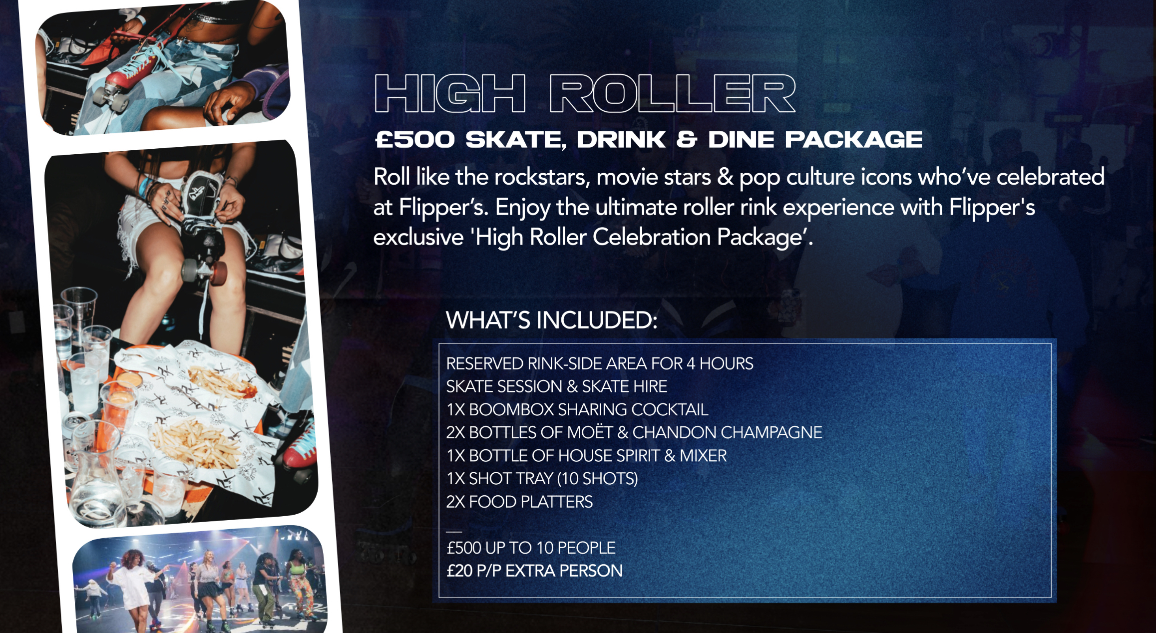 Flipper's Roller Boogie Palace: London Roller Rink Club | DesignMyNight