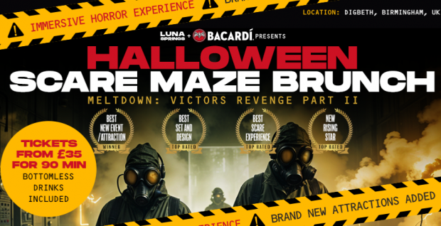 Scare Maze Brunch | Digbeth, Birmingham Activity Reviews | DesignMyNight