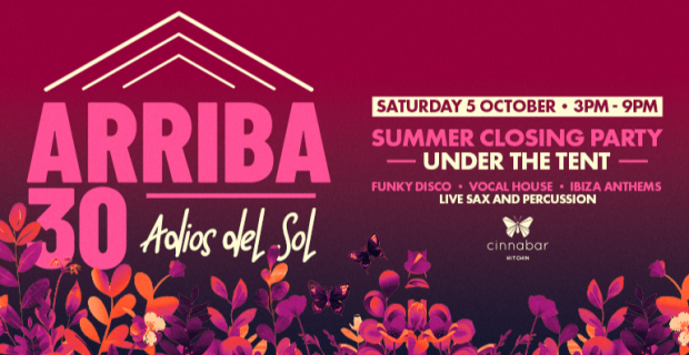 ARRIBA 30 Presents ADIOS DEL SOL UNDER THE TENT | UK Bar Crawl Reviews ...