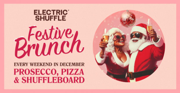 Electric Shuffle Festive Brunch - Bottomless pizza, shuffleboard ...