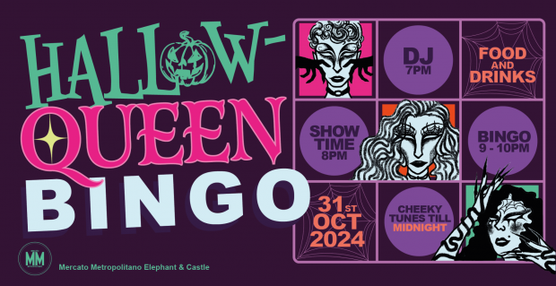 HALLOW-QUEEN Drag Bingo | Elephant & Castle, London Cabaret/Burlesque ...