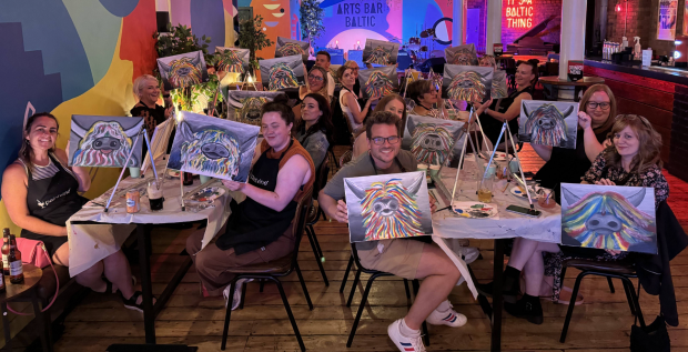 Paint and Sip - Highland Cow | Mala | Manchester Activity Reviews ...