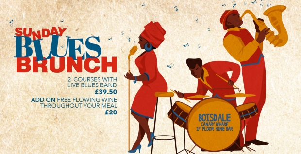 Sunday Blues Brunch | Canary Wharf, London Date Night Reviews ...