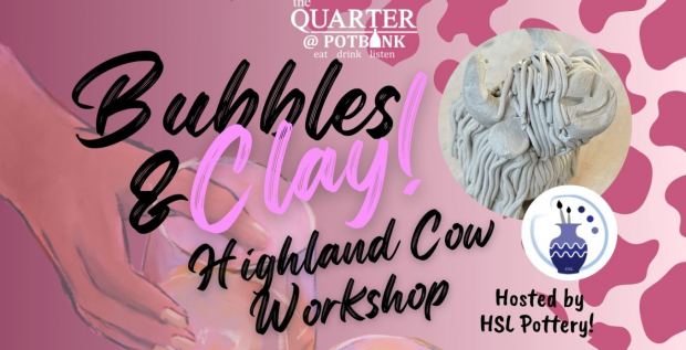 Bubbles & Clay Highland Cow Workshop with Prosecco | Stoke, UK Classes ...