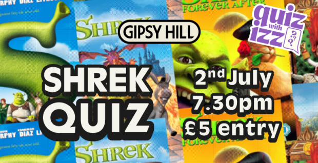 Shrek Themed Quiz | Crystal Palace, UK Date Night Reviews | DesignMyNight