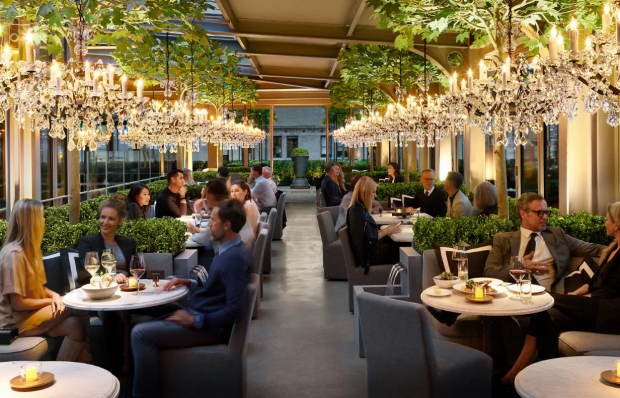 RH Rooftop Restaurant At RH New York: Rooftop Restaurant In NYC ...